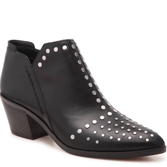 1. State | Shoes | State Loka Studded Ankle Boots Black Leather Silver ...